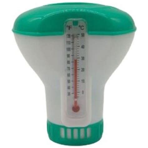 Doseur Flottant Aougo Avec Thermomètre Pour Piscines Pour Pastilles