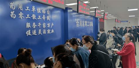 合川：举行零工市场开业暨金秋招聘月专场招聘就业人力企业