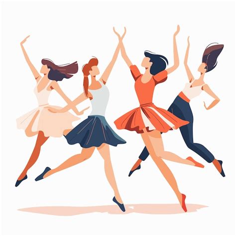 Premium Vector Danceschoolballetlessonsandclassesvector
