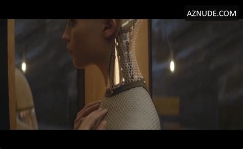 Claire Selby Elina Alminas Breasts Bush Scene In Ex Machina Aznude