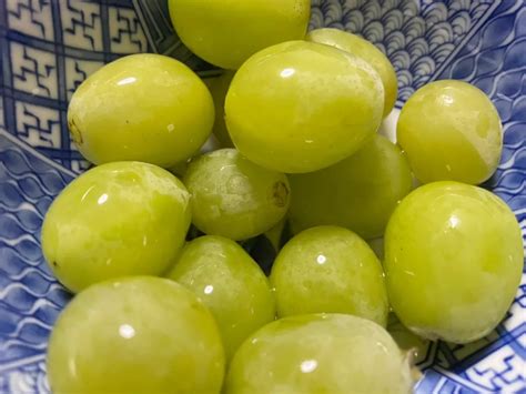 おいしいと話題！シャインマスカットの強炭酸漬けやってみた