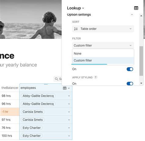 how can i filter a select list for all yet unchoosen items coda