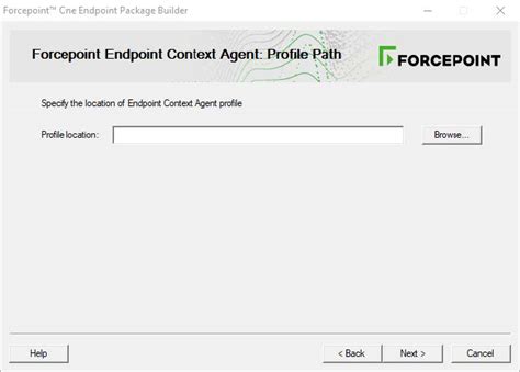 Forcepoint Endpoint Context Agent