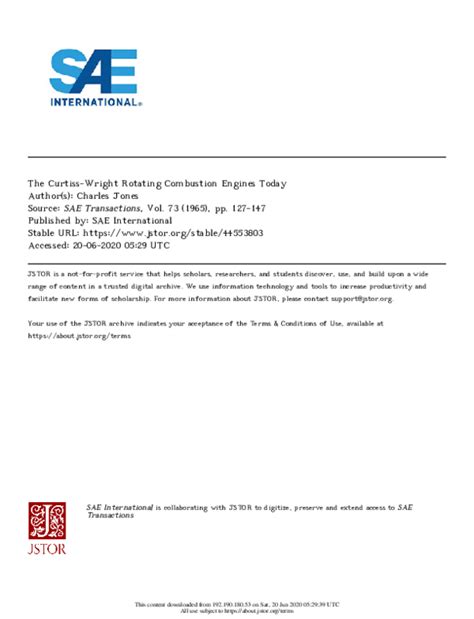 Pdf The Curtiss Wright Rotating Combustion Engines Today