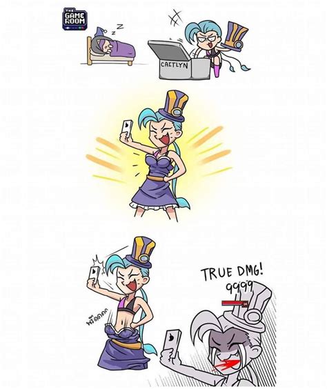 Lol Comics Caitlyn Jinx League Of Legends Лига Легенд
