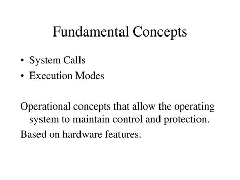 PPT Basic Operating System Concepts PowerPoint Presentation Free Download ID 410051