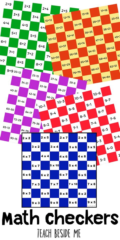 Math Checkers Teach Beside Me