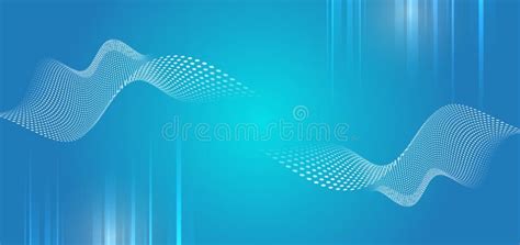 Data Transfer And Protection Internet Communication On Blue Background