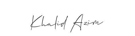 88 Khalid Azim Name Signature Style Ideas Wonderful Online Signature