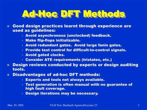 PPT Lecture 23 Design For Testability DFT Full Scan PowerPoint Presentation ID 424840