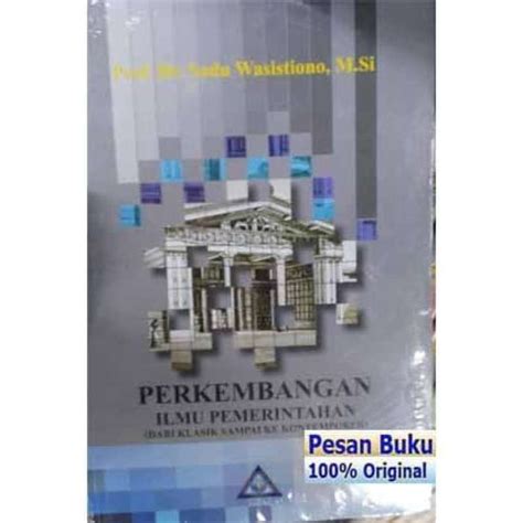 Promo Ori Buku Perkembangan Ilmu Pemerintahan Dari Klasik Sampai