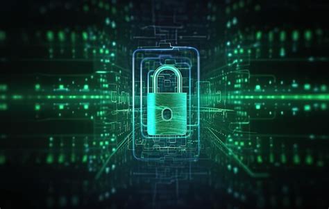 Premium Ai Image Cyber Security Background