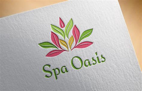 Spa Oasis Logo Template On Behance
