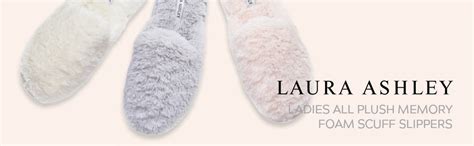 Laura Ashley Womens Plush Faux Rabbit Fur One Band Memory