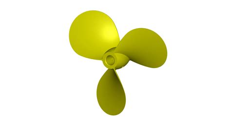 Obj File 3 Blade Ship Propeller・3d Printing Template To Download・cults