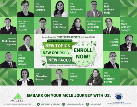ACCESS MCLE Takes Fresh Strong Start To 8th Compliance Period Edge Davao