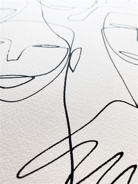 The Inseparable Five I One Line I Medium Maja Krstic Art Diary