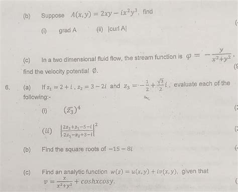 Solved Solve This Complex Variable Question With Detailed Chegg