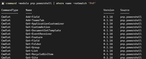 Feature Prefix All Commands With Pnp Or Something Similar · Issue 15 · Pnppowershell · Github