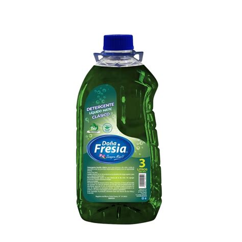 Detergente Matic Doña Fresia Clásico Verde 3 L
