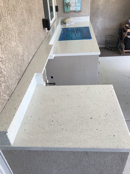 Outdoor Concrete Countertops Lawler Construction