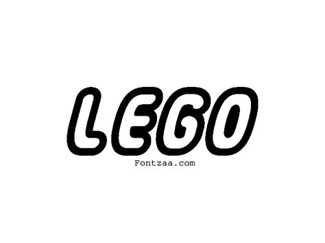 Lego Font Fontzaa Exclusive Fonts Library