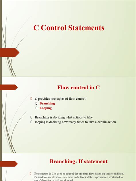 Unit3 Control Statements Pdf Control Flow Software Development