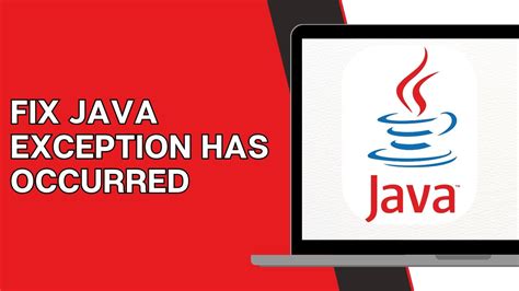 How To Fix Java Exception Has Occurred Full Guide Youtube