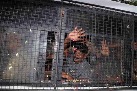 In Pics Nalini And Other Convicts Of Rajiv Gandhi Case Walk Out Free