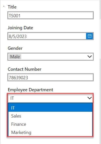 Power Apps Lookup Sharepoint List