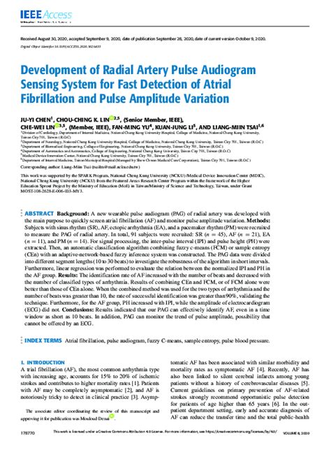 Pdf Development Of Radial Artery Pulse Audiogram Sensing System For