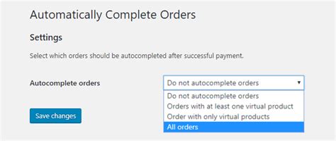 Automatic Payment Status Woocommerce Autocomplete Orders