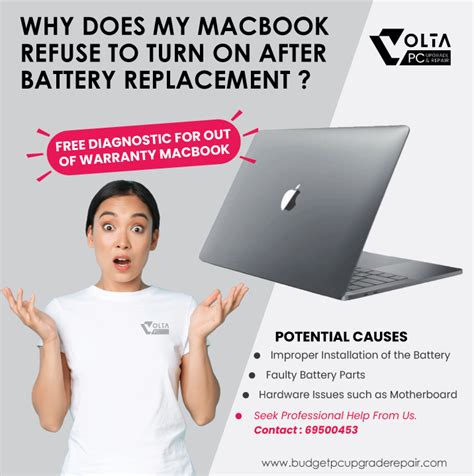 why macbook pro won t turn on after battery replacement and how to