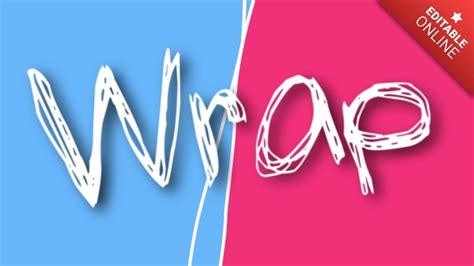 wrap text effect generator