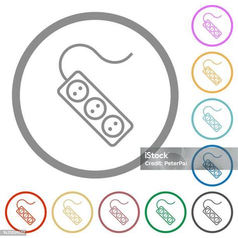 Stopkontak Listrik Portabel Dengan Tiga Soket Dan Kabel Menguraikan