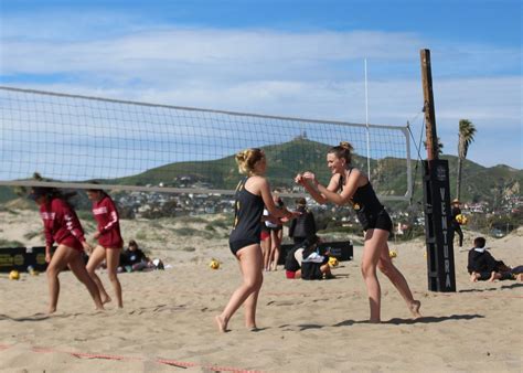 Ventura High School Girls Beach Volleyball Goes Up Against Oxnard High