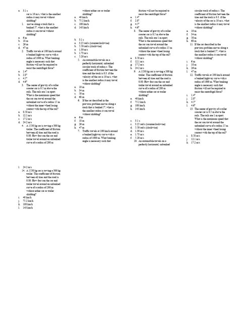 Problem Set 5 Pdf Motion Physics Physical Quantities