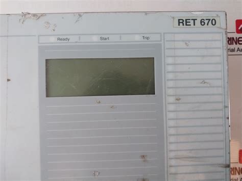 Abb Ret670 Transformer Protection Aeliya Marine