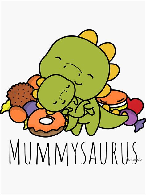 Pegatina Mamá Dinosaurio Tiranosaurio Rex Halloween Ideas De