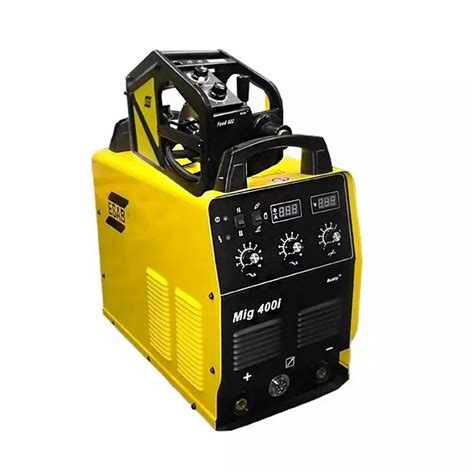 Esab 50 To 400 A 3 Phase Mig Welding Machine 400i Buddy Black And