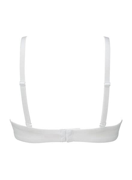 Padded Bra Support Without Underwires B D Recycled White Hema