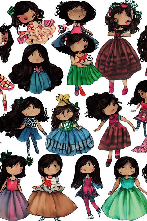 Cute Girl Clipart Clipart Doll Fashion Doll Scary Doll Clipart
