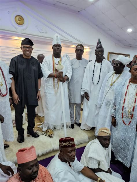 Peter Obi On Twitter Today I Paid A Courtesy Call On The Oni Of Ife
