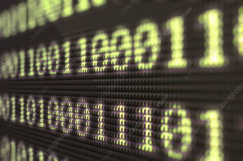 Binary Code Artwork Stock Image C0203561 Science Photo Library