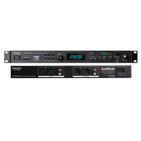Denon Pro Dn 300r Mkii Solid State Sd Usb Audio Recorder Phase 3