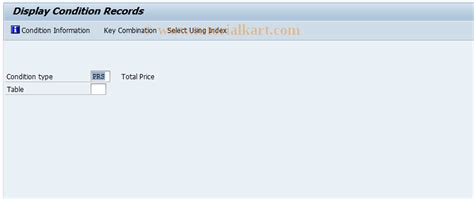 ML SAP Tcode Display Vendor Conditions