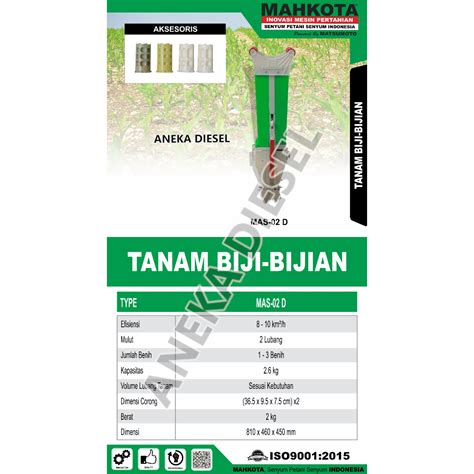 Jual Alat Tanam Biji Bijian Mas 02d Mahkota Alat Penanam Jagung Kacang