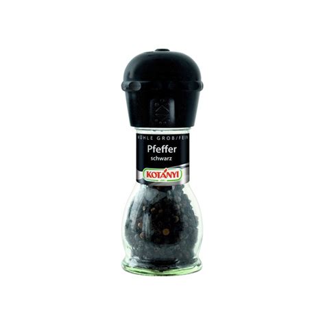 Transgourmet Österreich Kotányi Pfeffer schwarz Mühle 97 ml