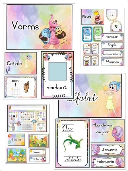 Pastel Inside Out Theme · Dazziling School Decor