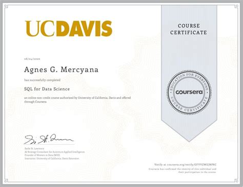 Agnes Mercyana On Linkedin Sql Sqlite Coursera Datascience